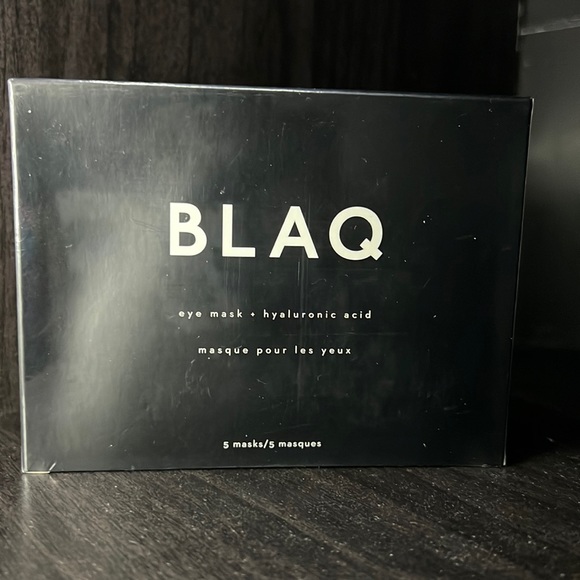 Blaq | Skincare | Blaq Hyaluronic Acid Eye Masks 5 Masks In Box | Poshmark